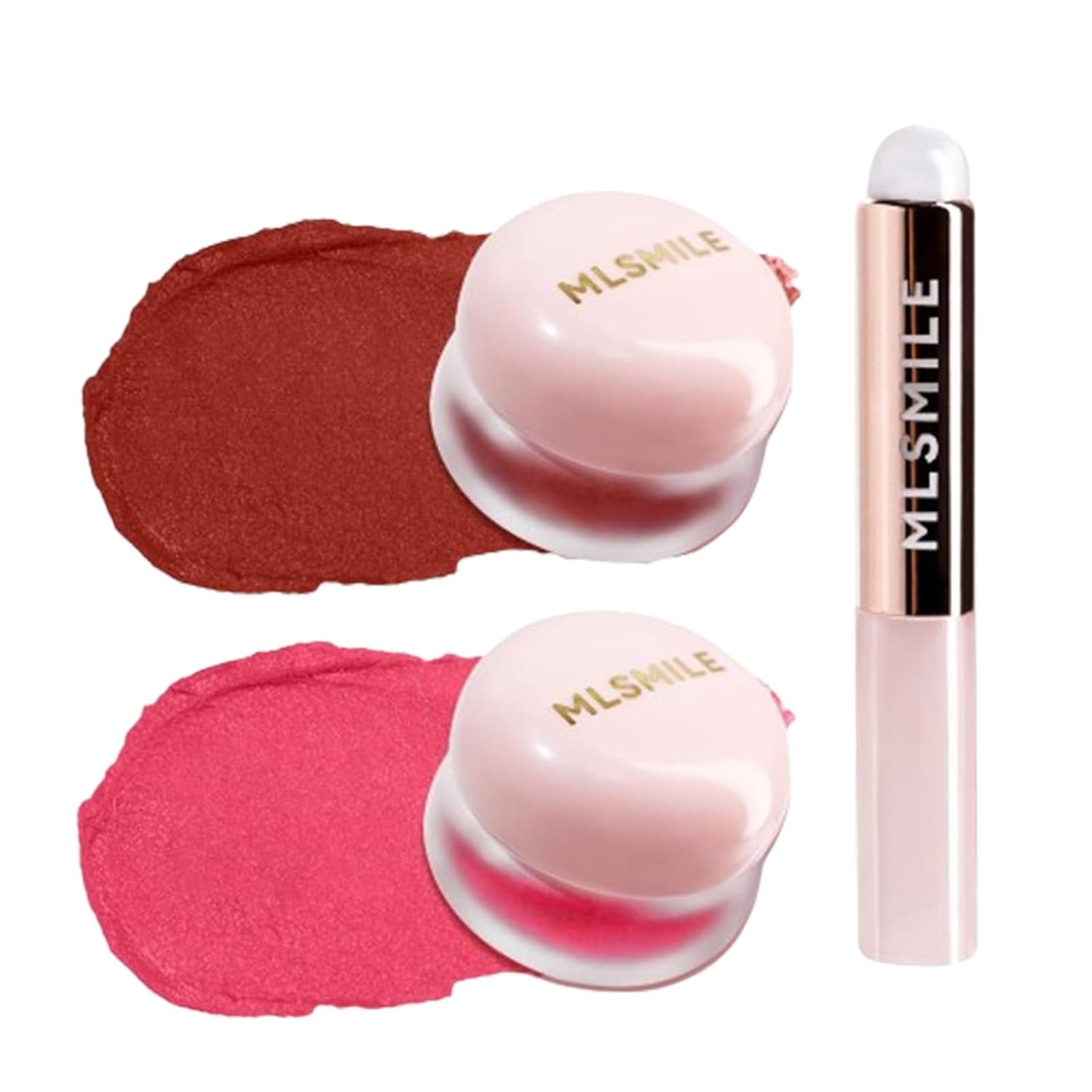 Lip Pudding Pot, Lip & Cheek Blurry Pudding Pot, Blurring Makeup Blush ...