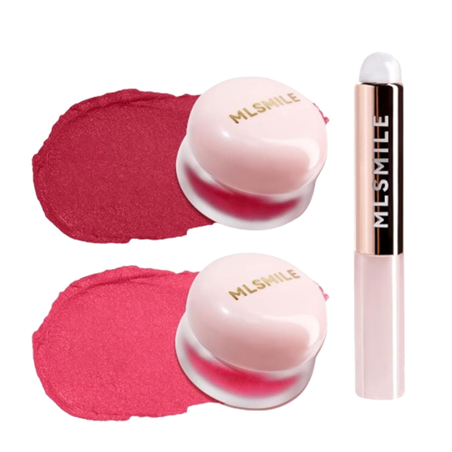 Lip Pudding Pot, Lip & Cheek Blurry Pudding Pot, Blurring Makeup Blush ...