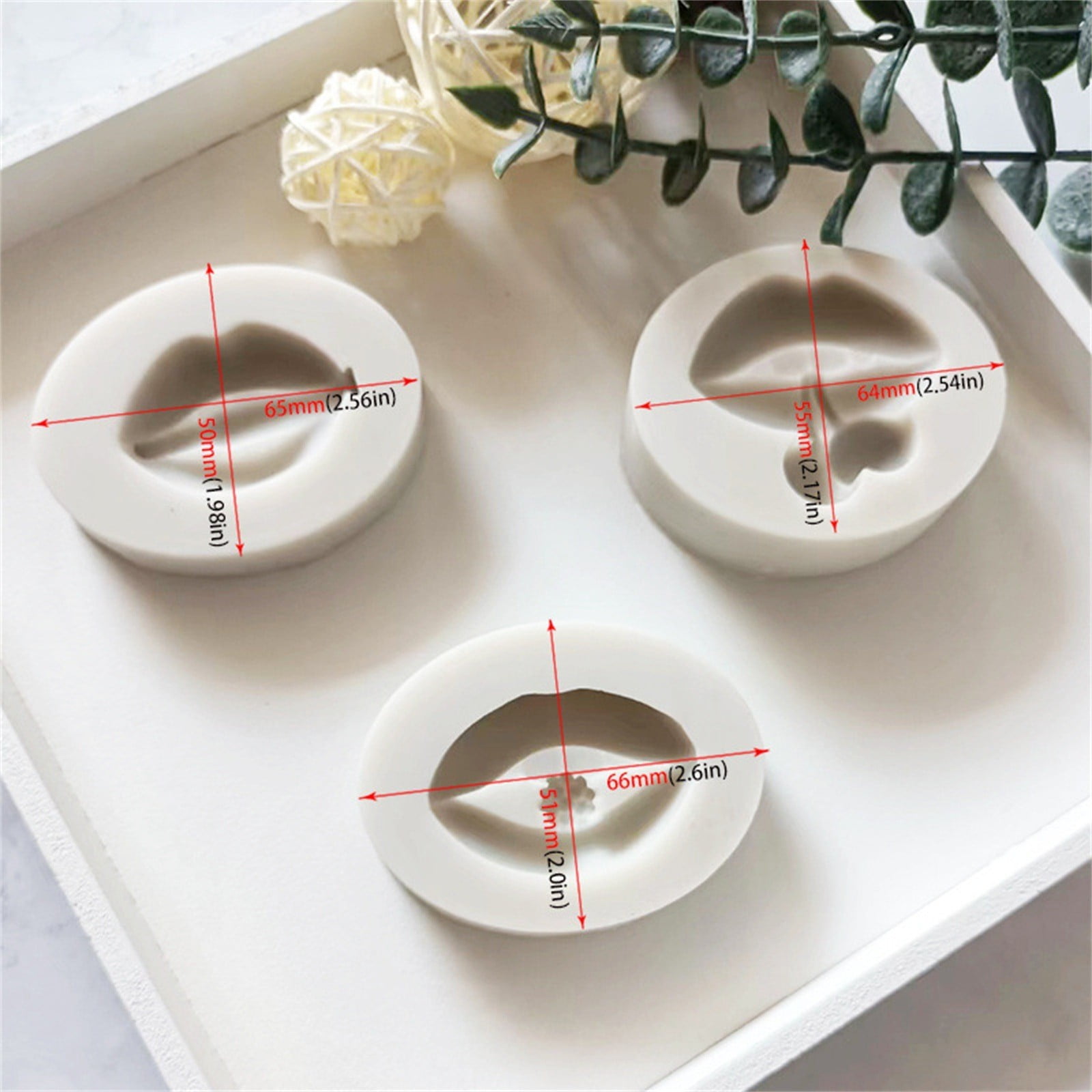 Lip Red Raspberry Bullet Valentine's Day Silicone Sugarcraft Mold Resin ...