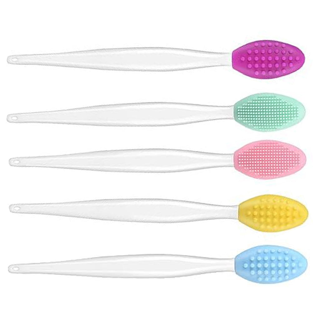 Lip Scrub Brush Double-sided Tool Scrubber Cleaning Facial Cleansing ...