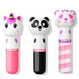 Lip Smacker 3 Piece Lippy Pal Unicorn, Panda, and Kitty Lip Balms ...