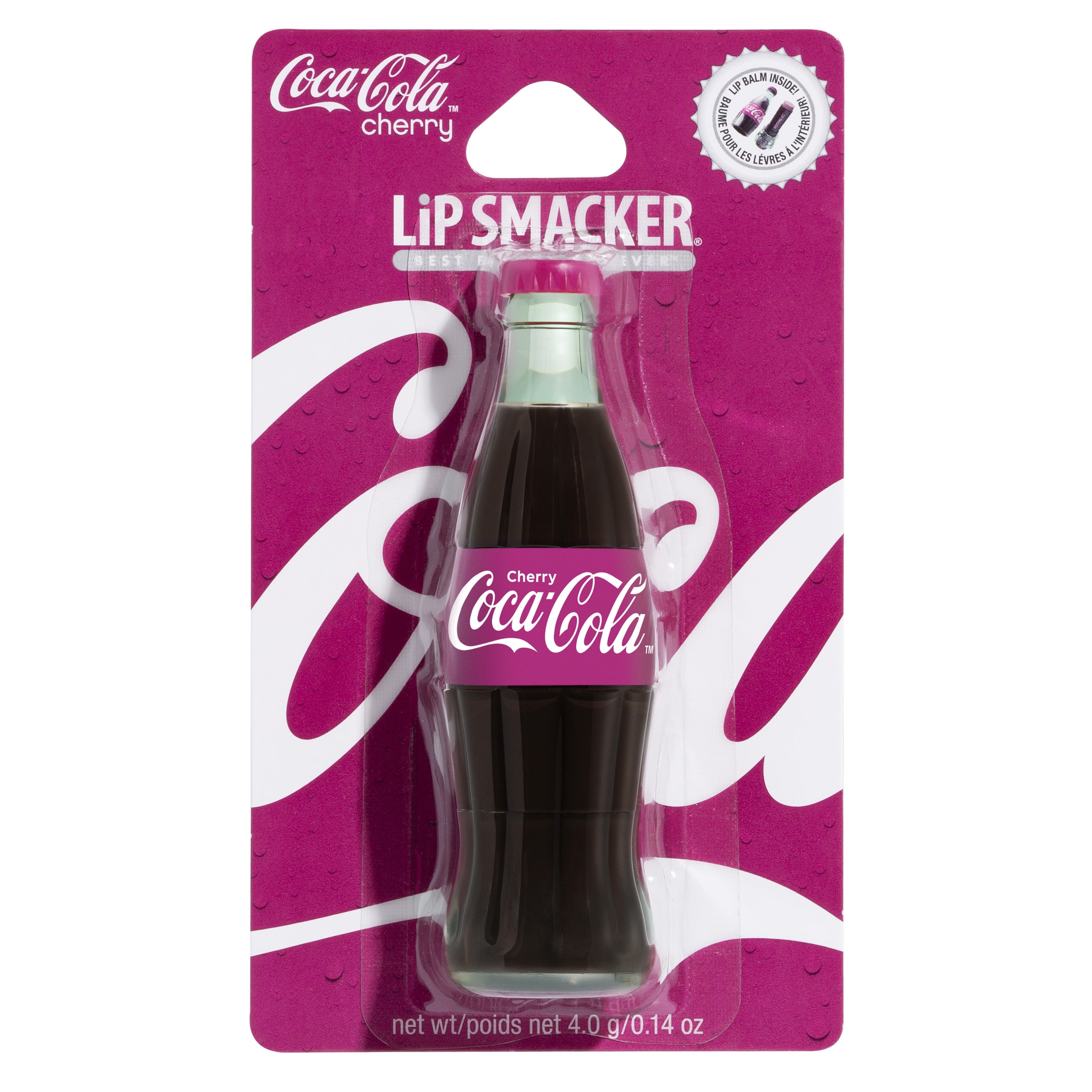 Lip Smacker Cherry Coke Bottle Lip Balm, Moisturizing, Refreshing Taste ...