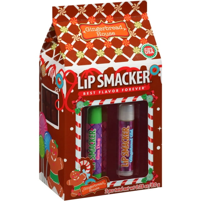Lip Smacker Gingerbread House Lip Balms, 2 count, .28 oz - Walmart.com