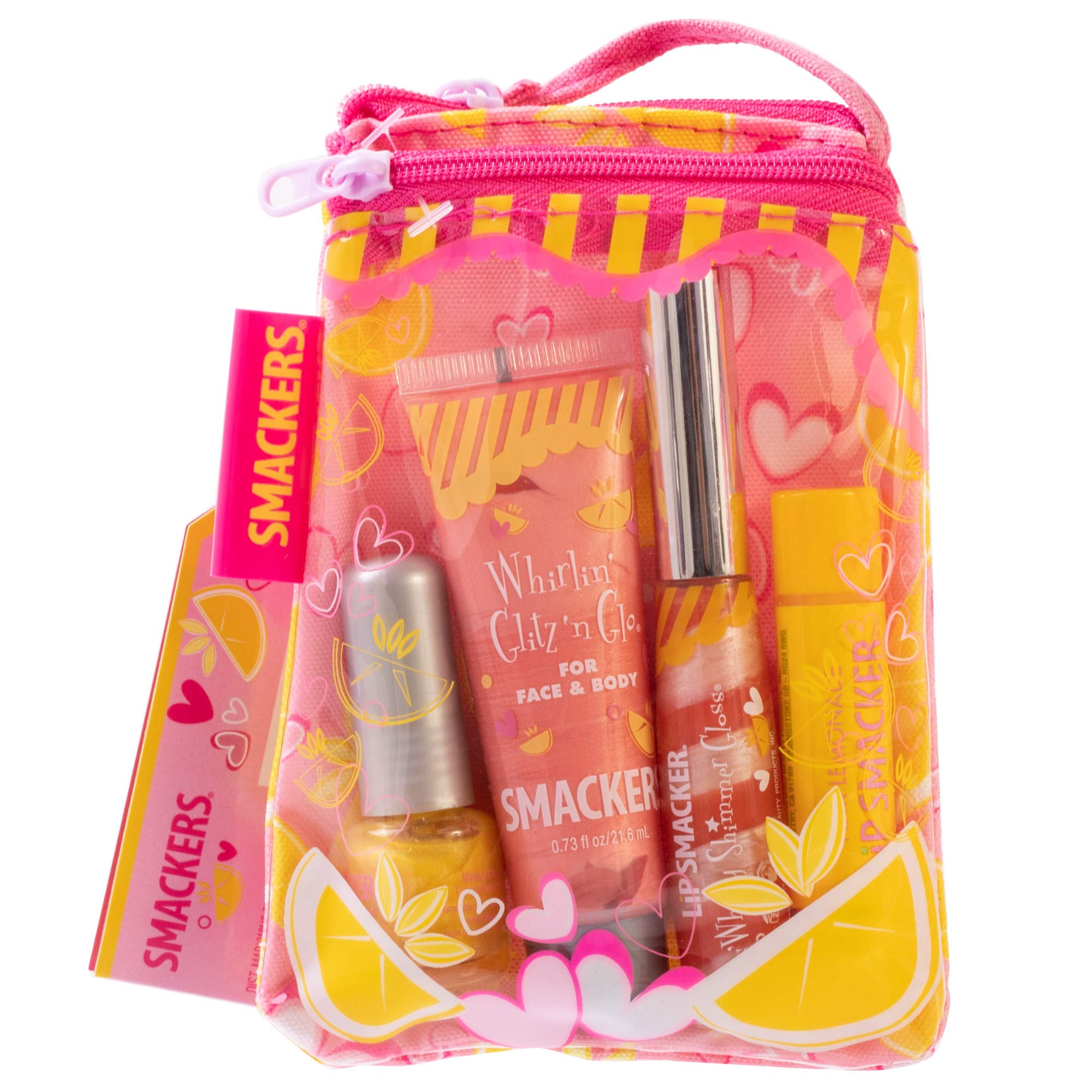 Lip Smacker Pink Lemonade Glam Bag Makeup Set For Girls | Lip Balm, Lip ...