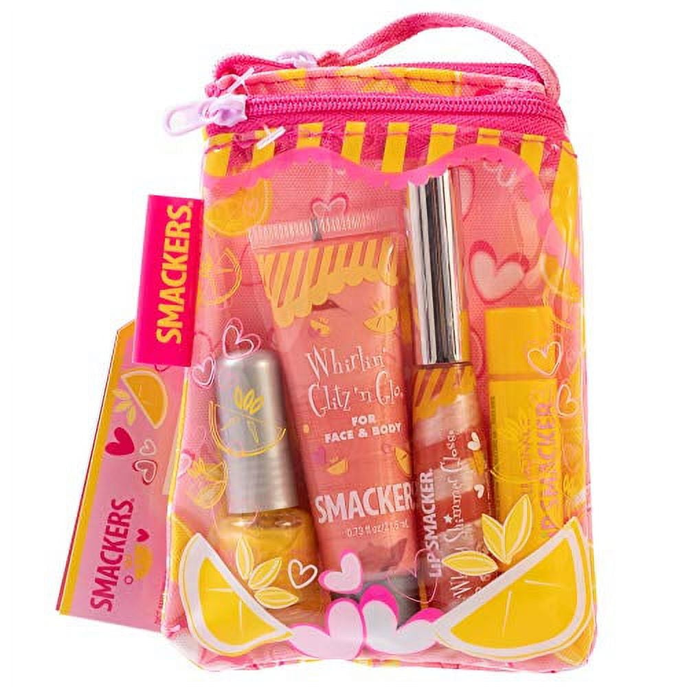Lip Smacker Pink Lemonade Glam Bag Makeup Set for Girls | Lip Balm, Lip ...