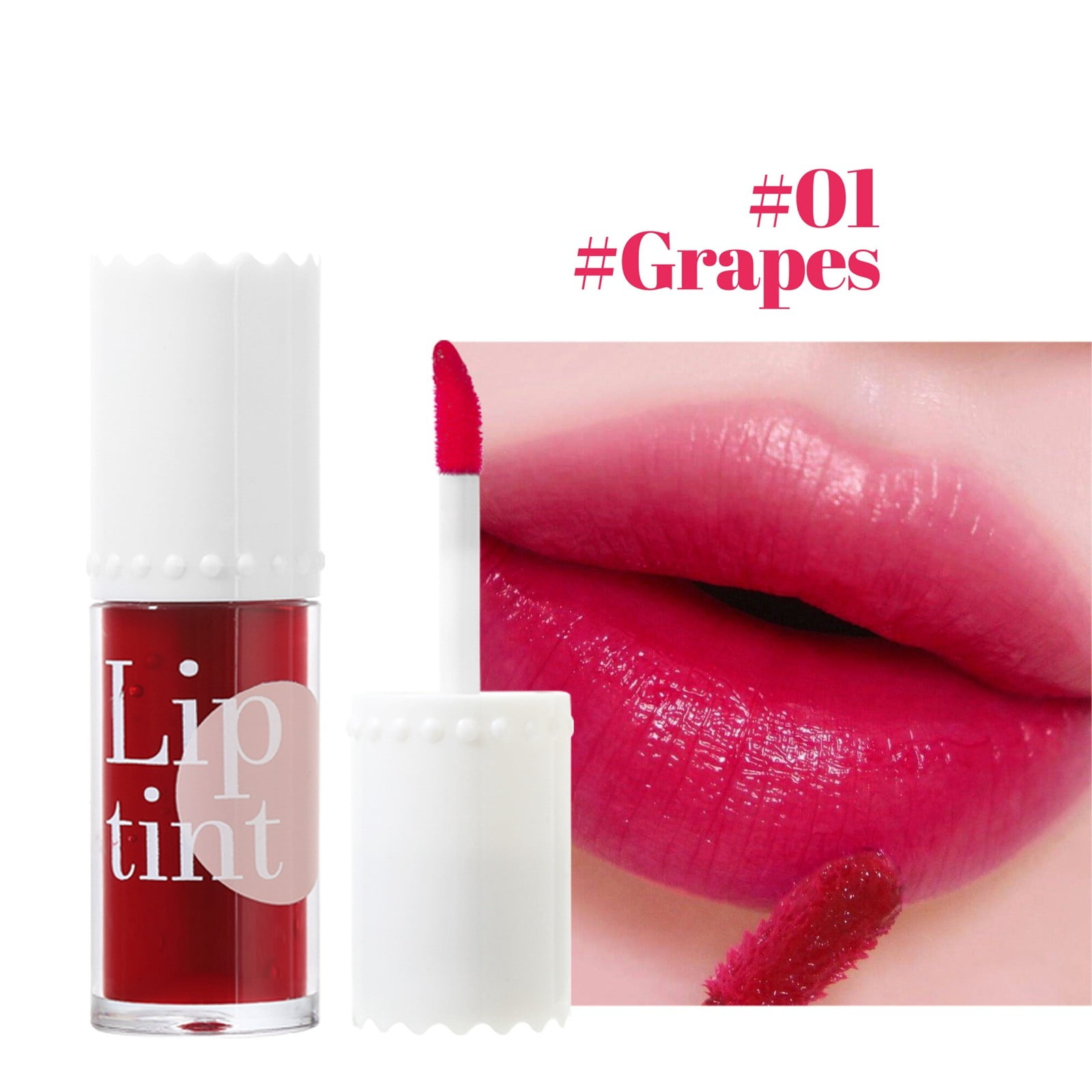 Lip Stain Tint 6 Colors Long Lasting Plumping Lip & Cheek Tint ...