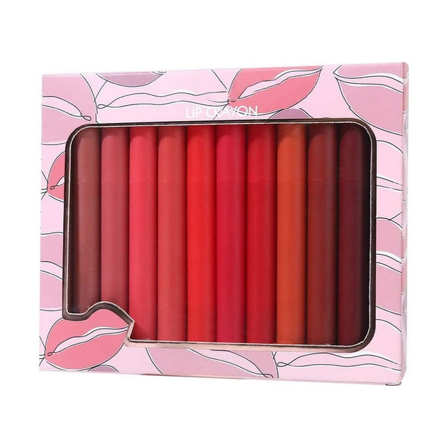Lip Stick Girls Ladies Do Not Touching The Cup Lasting Not Easy To Fall Out 12 Color Lip Liner