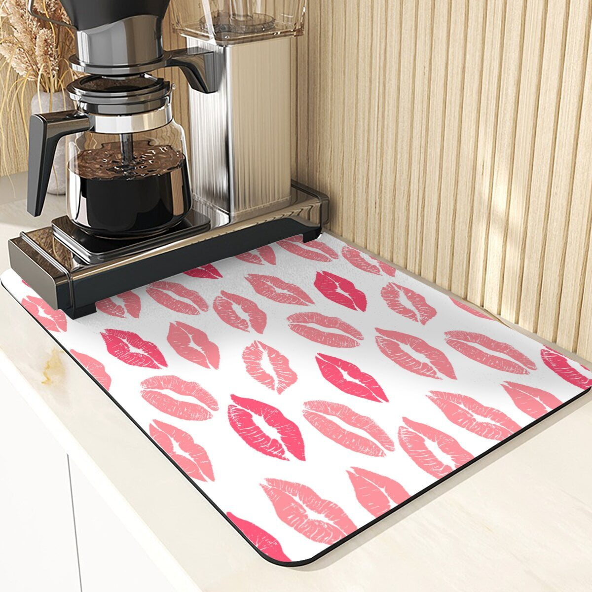 Lip Style Diatomaceous Mat Kitchen Table Mat Kitchen Coasters For ...
