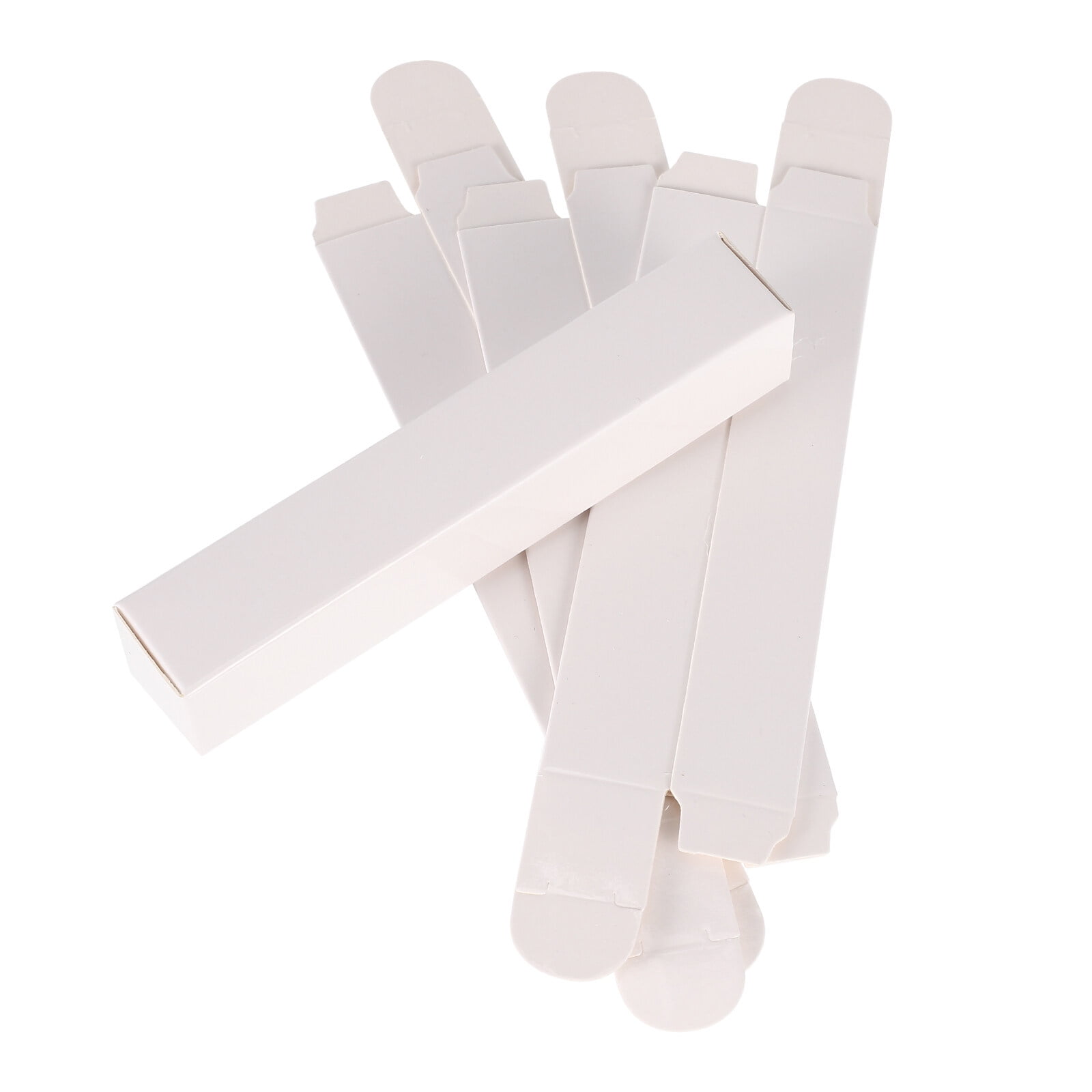 Lip Tint 50 Pcs Empty Gloss Boxes Paper Gift Packaging Packing White ...