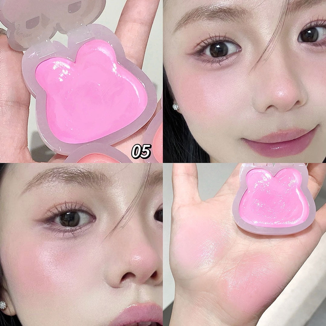 Lip and Cheek Blurry Pudding Pot, Korean Pudding Pot Blush with ...