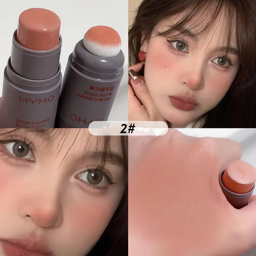 Lip and Cheek Tint Blush Cream Crayon Blush Stick For Korean Women ...