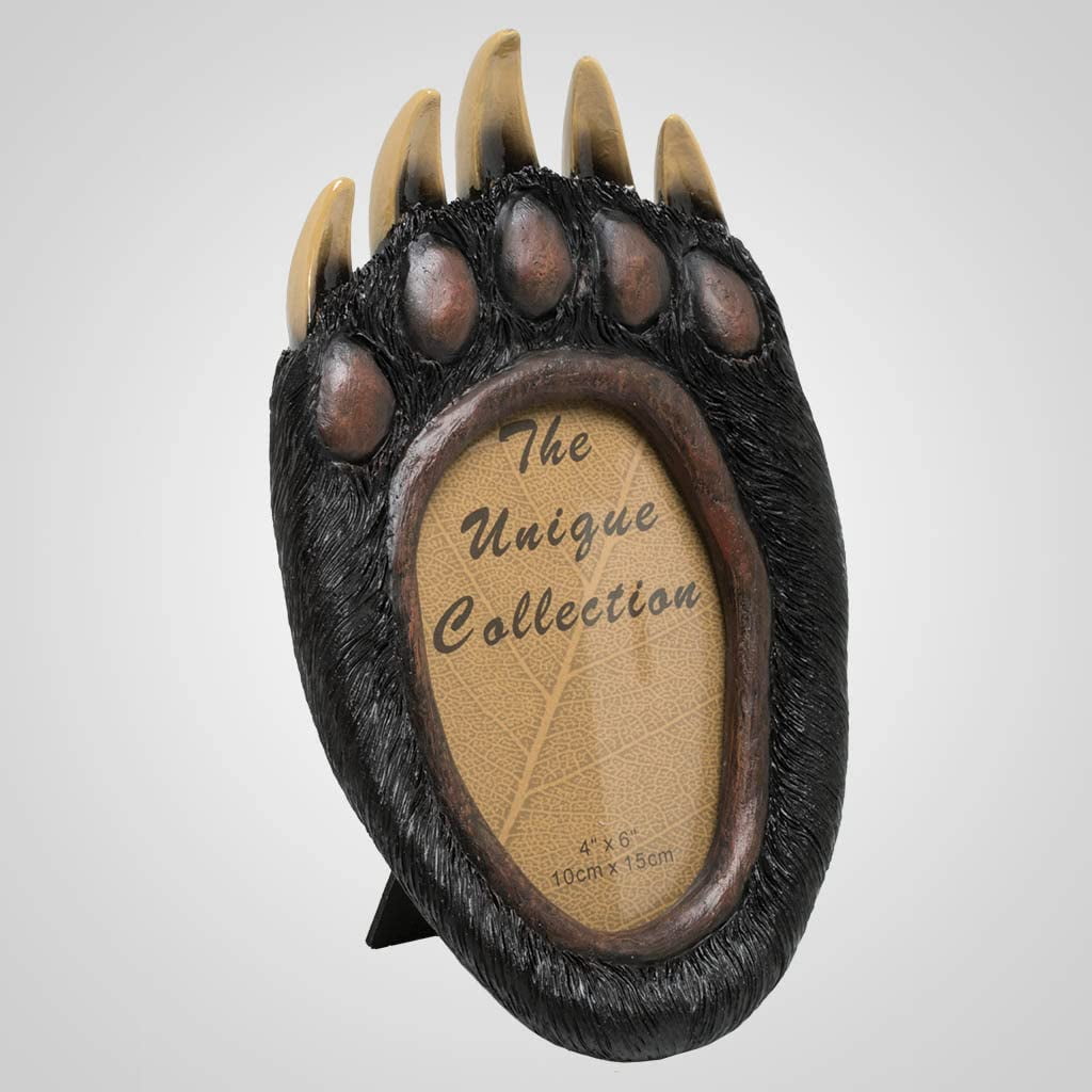 Lipco Polystone Bear Paw Picture Frame, 9.75-inch Height, Wall and ...