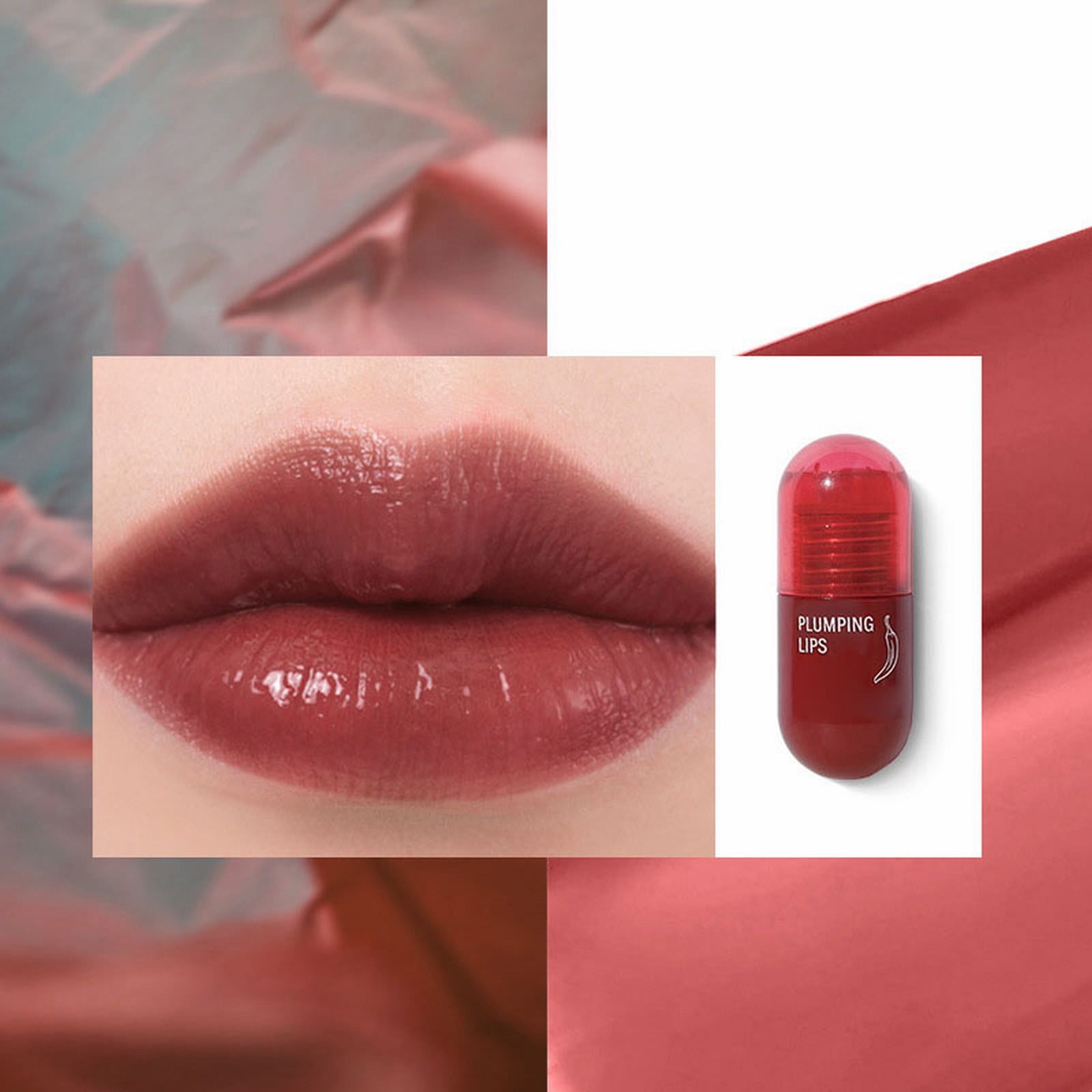 Lipgloss Lip Plumper Clear Gloss Oil Natural Nourishing Care Plumping Deep Moisturizing