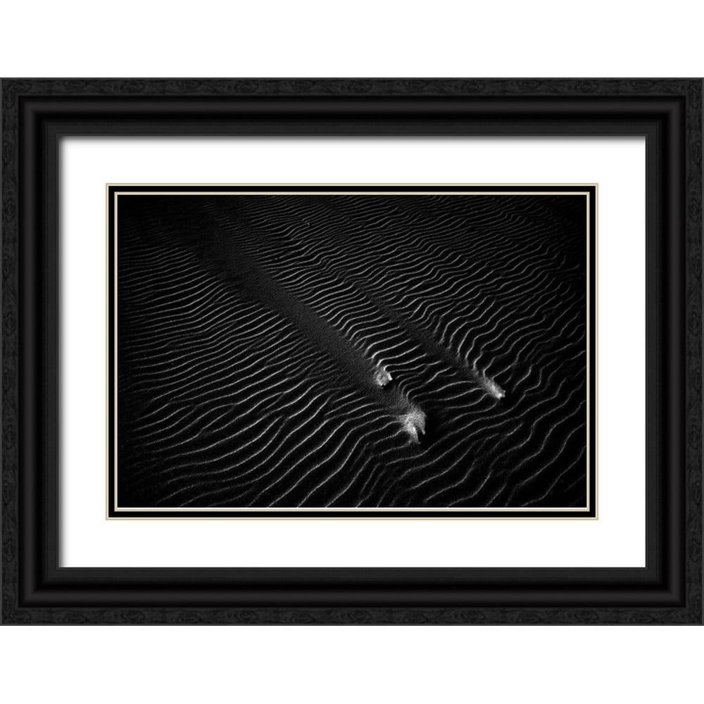 Lipinski, Waldemar 18x13 Black Ornate Wood Framed with Double Matting ...