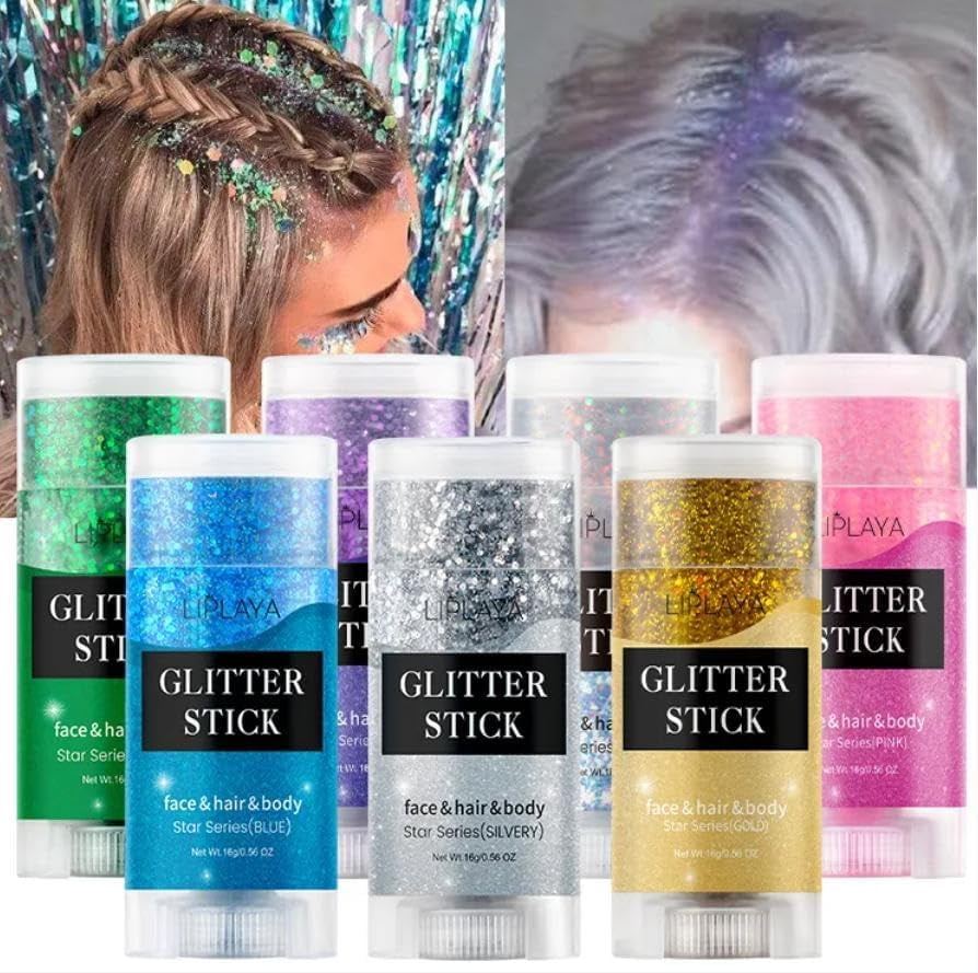 Liplaya - Liplaya Glitter Stick, Body Glitter Stick, Face Paint ...