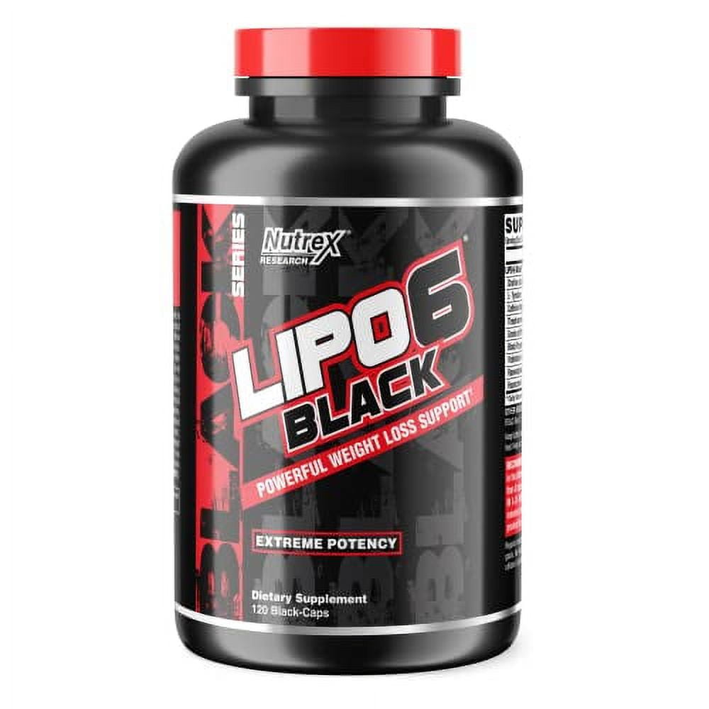 Lipo-6 Black All in One Fat Burner - Advanced Weight Loss, Appetite ...