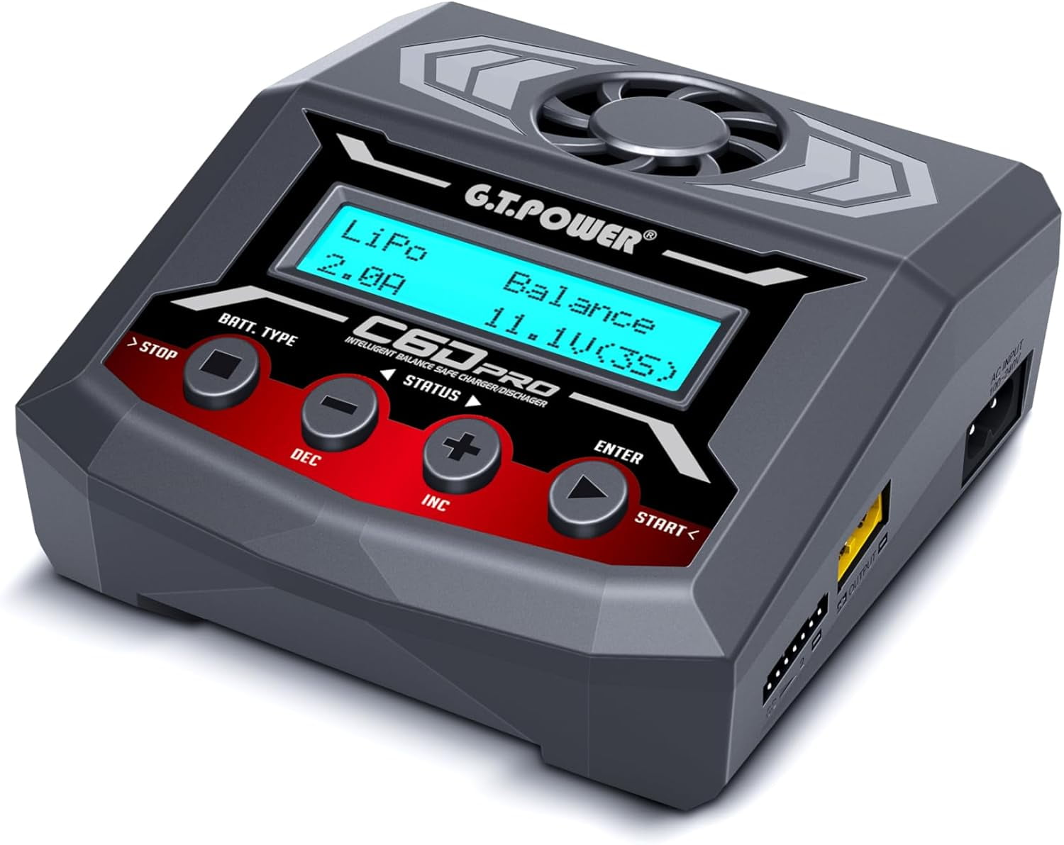 Lipo Balance Charger/Discharger with AC MAX 100W,12A, DC MAX 300W,12A, Discharge Max.5W, FB-DIS ...