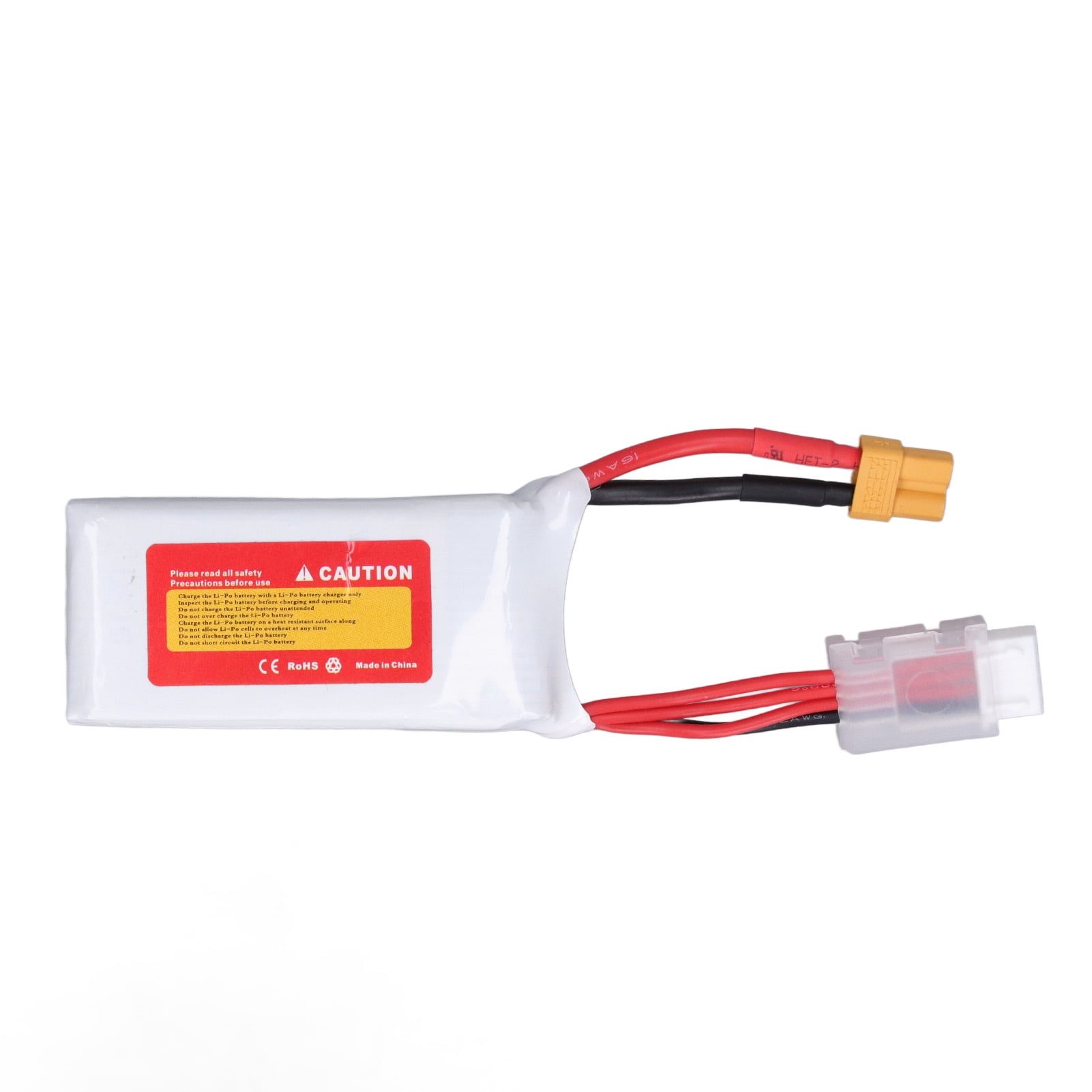 Lipo Battery Pack 3S 1P 95C 750mAh 11.1V Li Poly RC Battery with XT30 ...