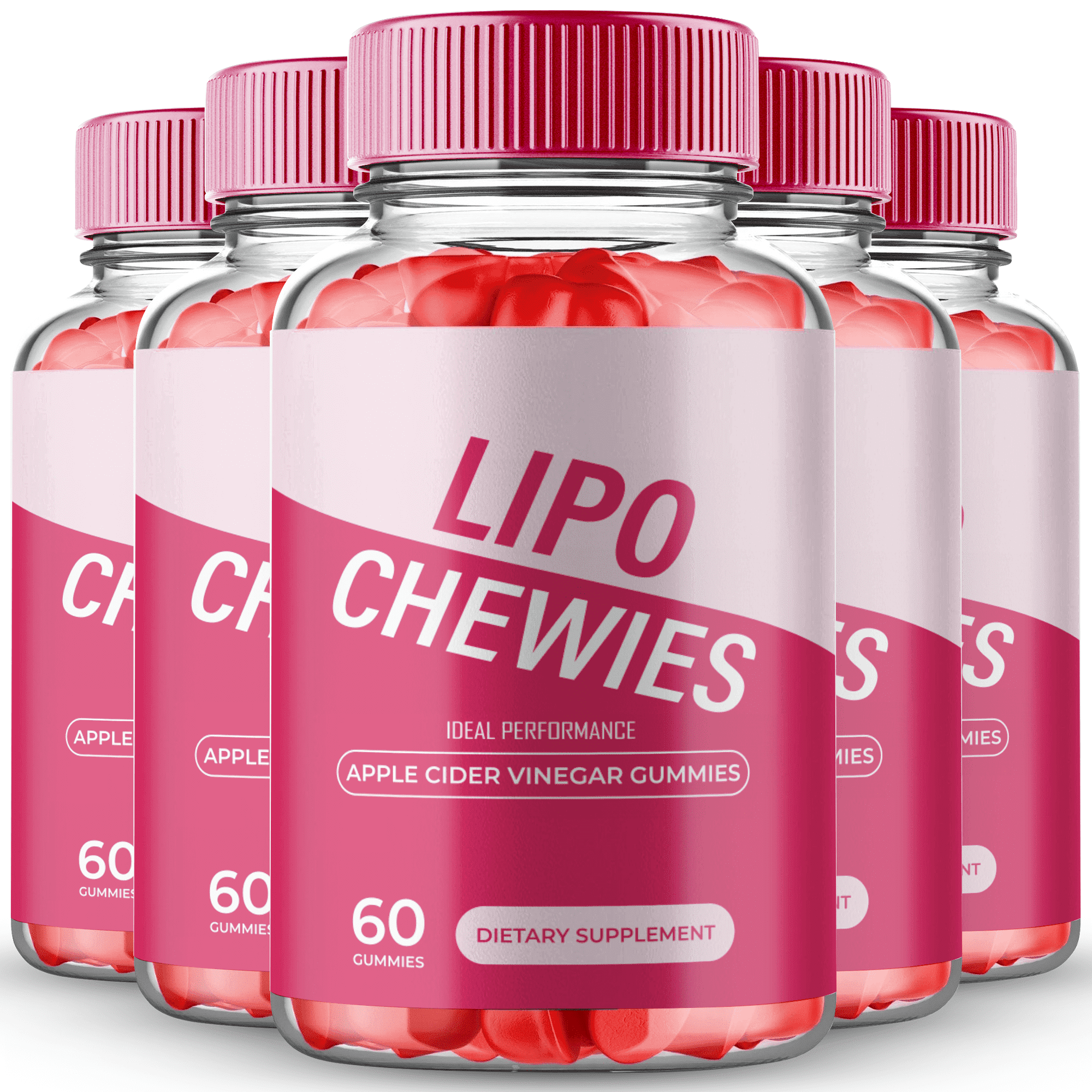 Lipo Chewies Gummies - Advanced Formula Supplement Support, 300 Gummies ...