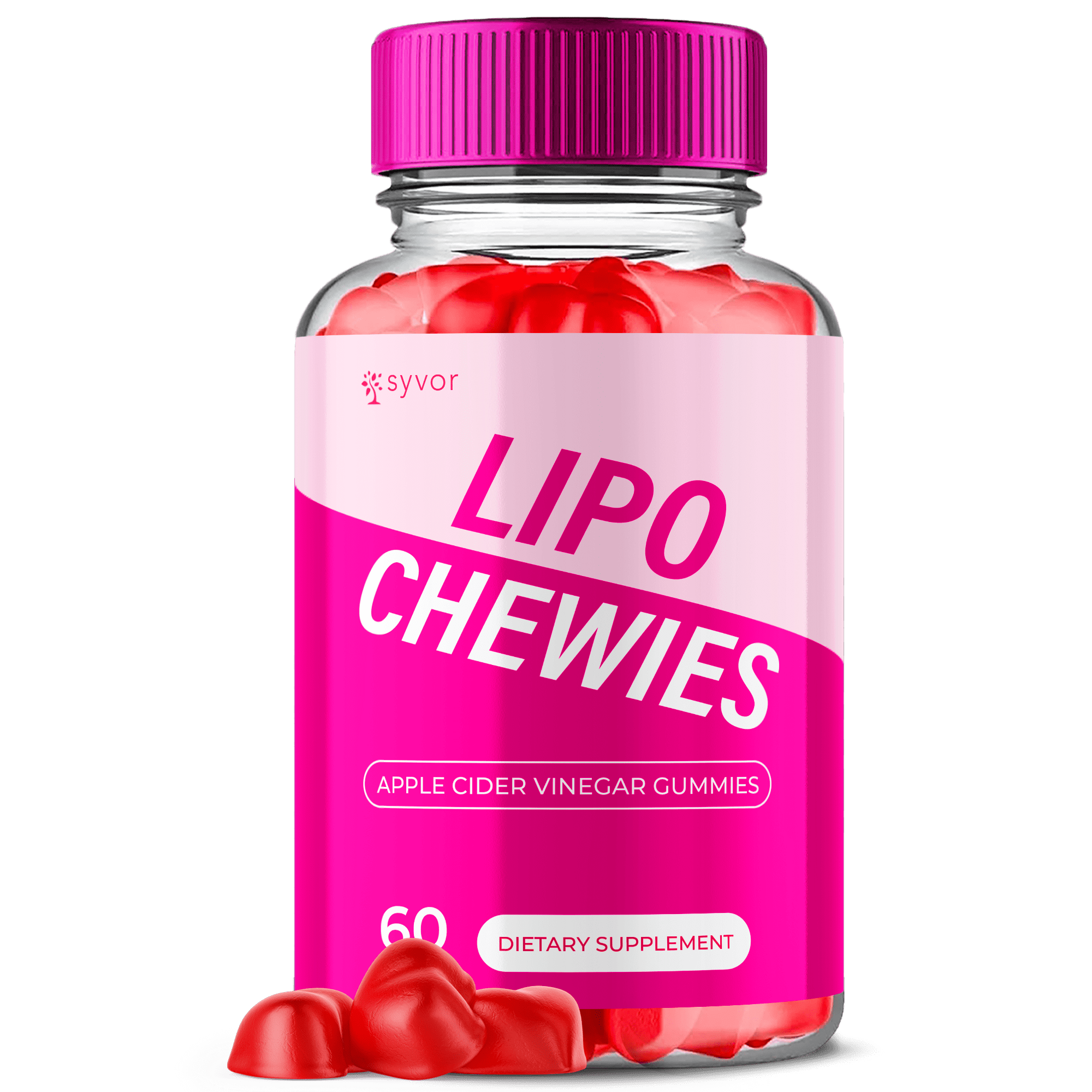 Lipo Chewies Maximum Strength ACV Gummies Advanced Apple Cider Vinegar ...