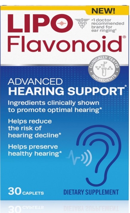 Lipo Flavonoid Plus Inner Ear Health Caplets, 90 Count, Pack of 1 ...