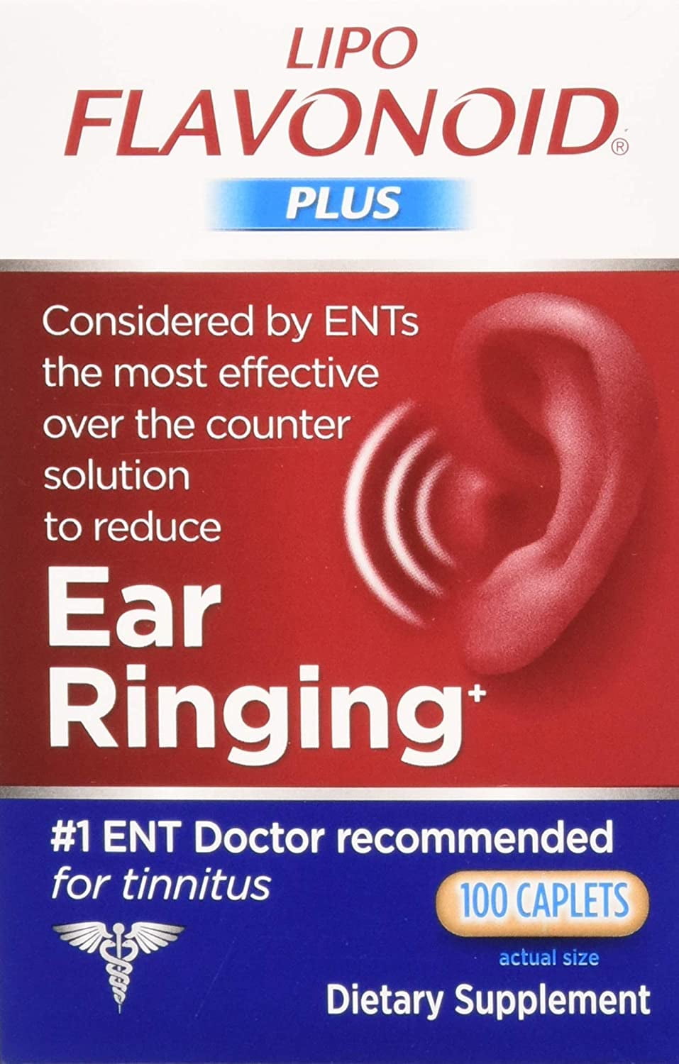 Lipo Flavonoid Plus Tinnitus Relief Supplement Pills, Inner Ear Health ...