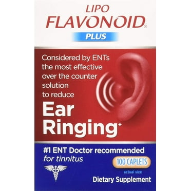 Lipo Flavonoid Tinnitus Relief Supplement, Natural Bioflavonoids, 100 ...