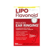 4 Pack Lipo Flavonoid Plus Ear Health Caplets, For Ear Ringing, 100 ...