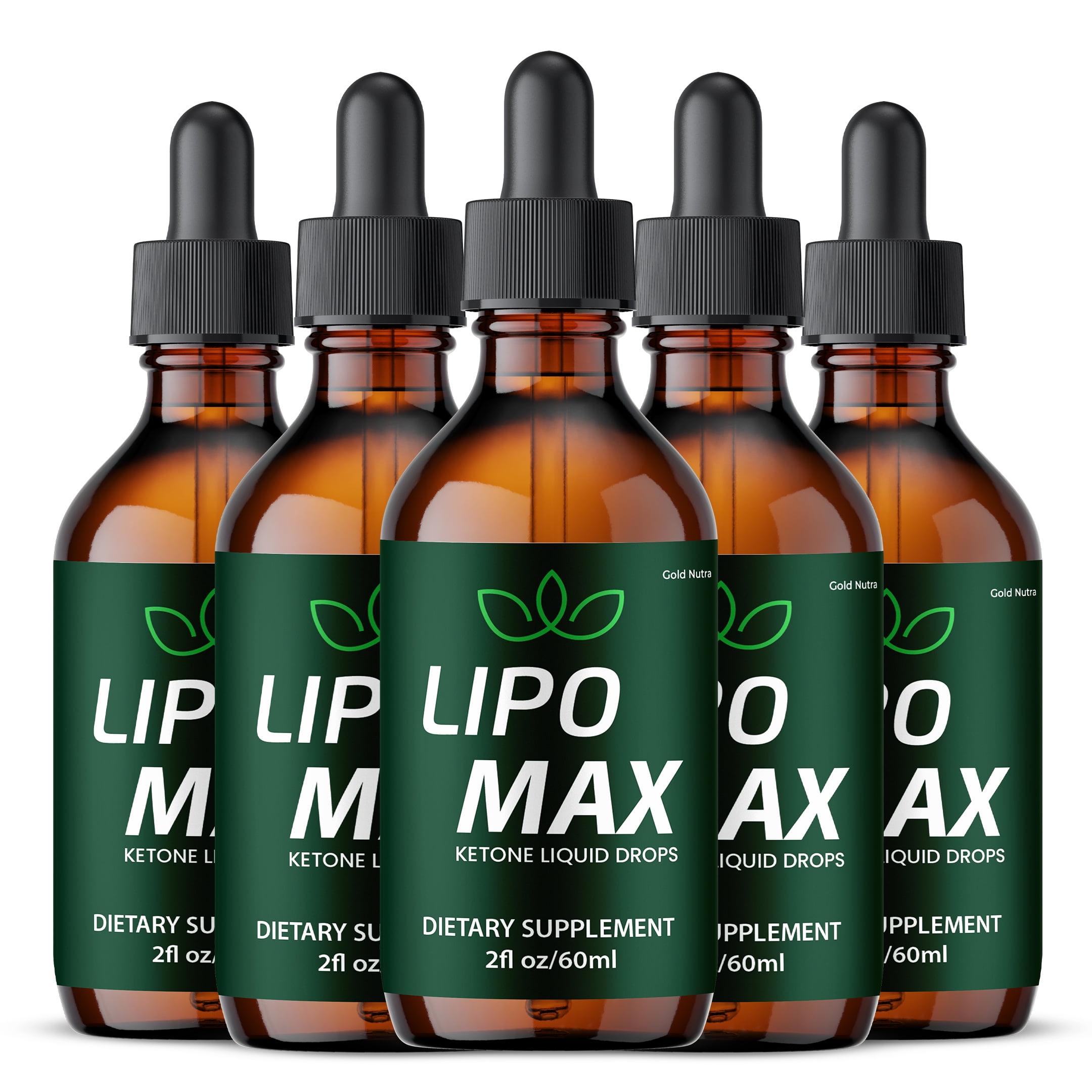 Lipo Max Liquid Supplement, LipoMax Drops, All Natural Premium Formula, Overall Wellness Extract ...