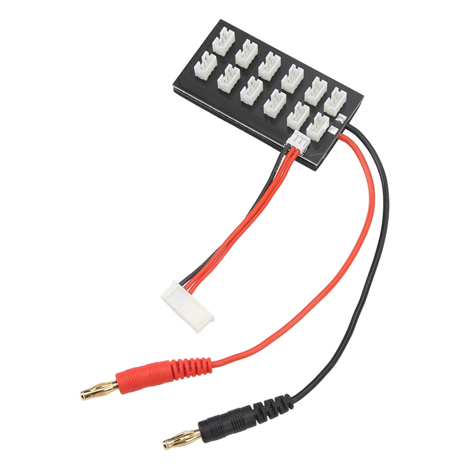 Lipo Parallel Charging Board 7.4V 1 to 12P PH2.0 to 3P Gold Plated Plug Super Mini RC Battery ...