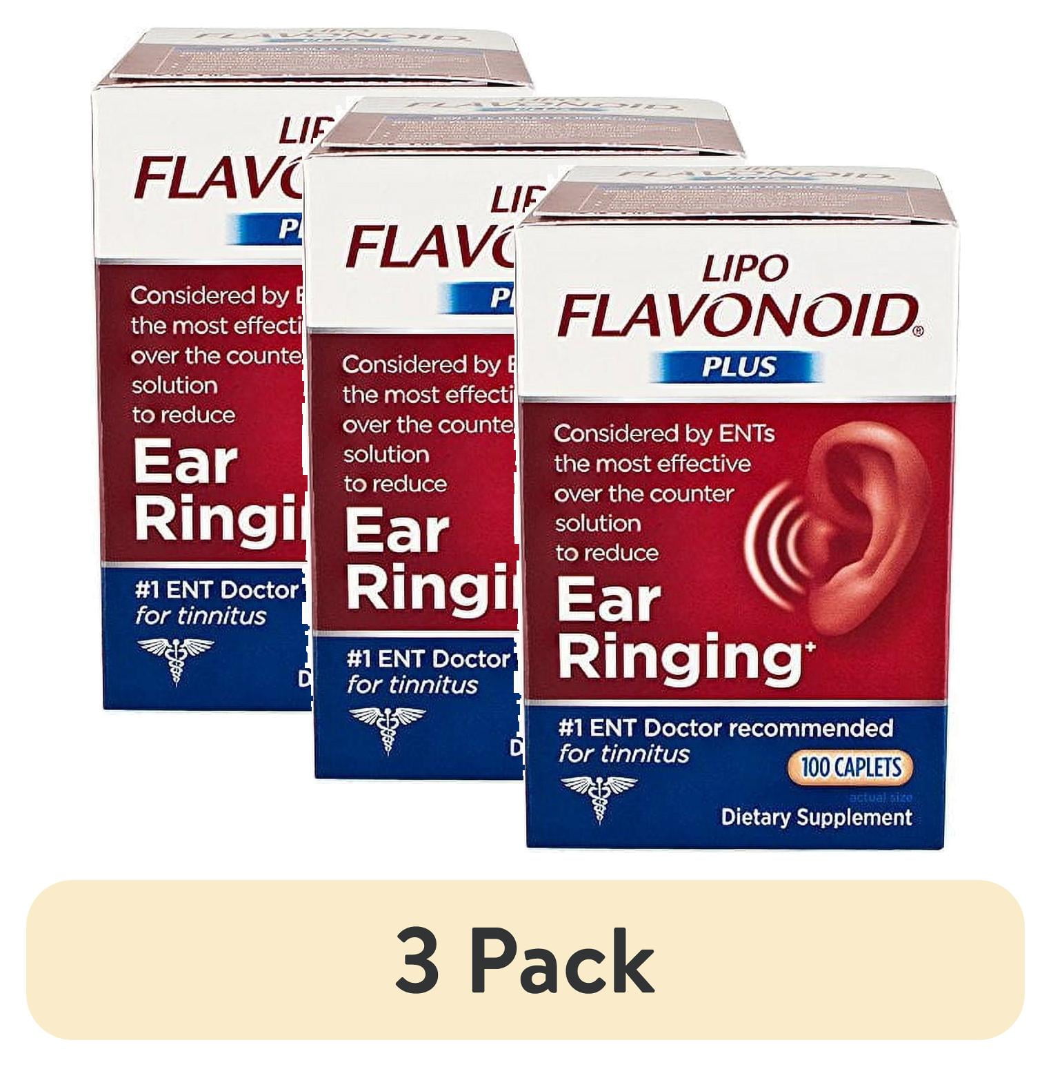 (3 pack) Lipo-flavonoid Plus Caplet 100 Count Helps Circulation in the ...