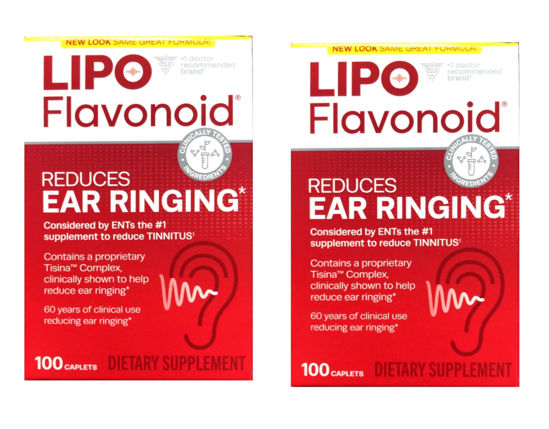 Lipoflavonoid Plus Extra Strength Ear Health Supplement - Tinnitus ...