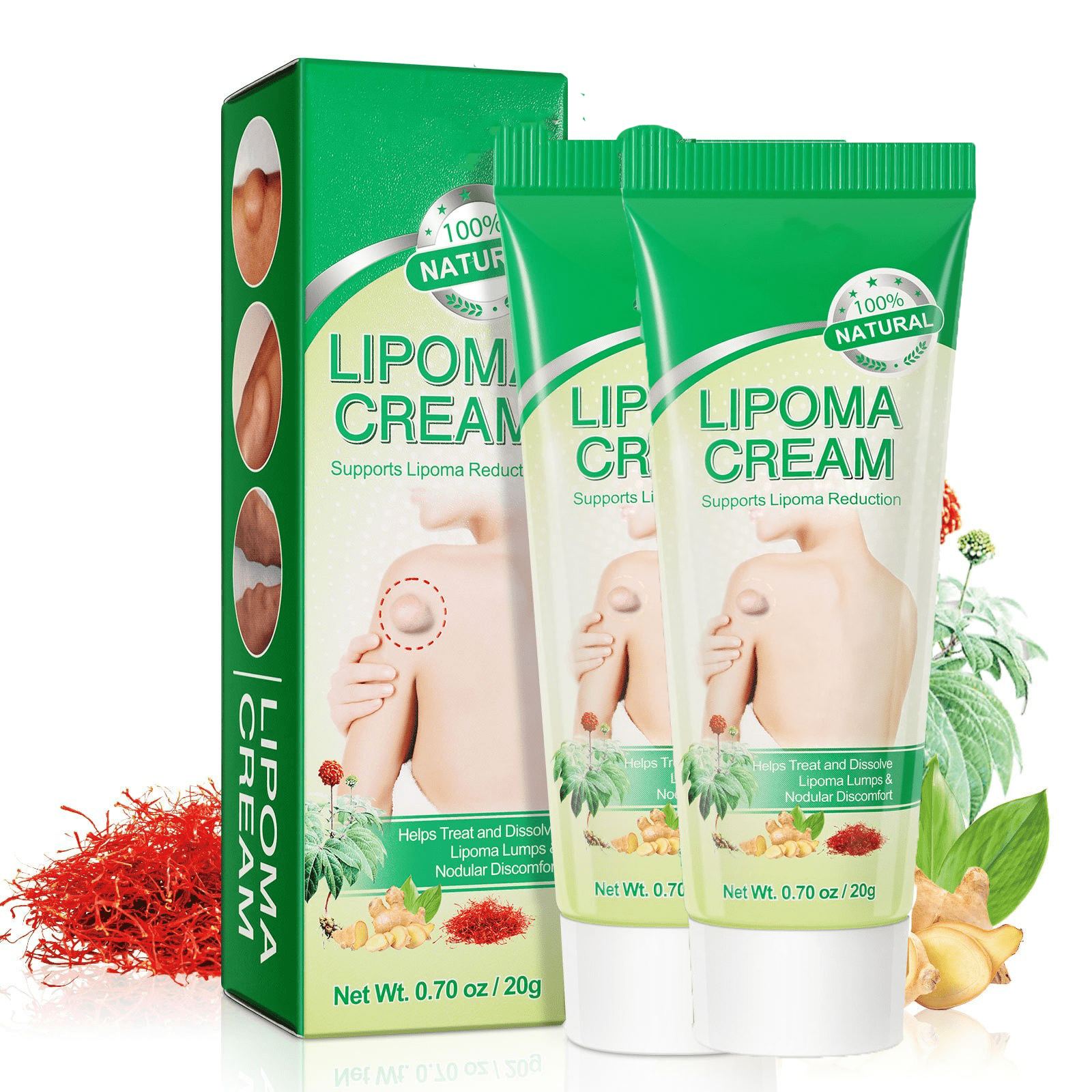 Lipoma Craem 20g/0.70oz(Pack of 2), Supports Lipoma Reduction, Helps ...