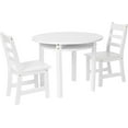 Lipper Kids Small Round Table and 2 Chairs Set, Perfect for Little ...
