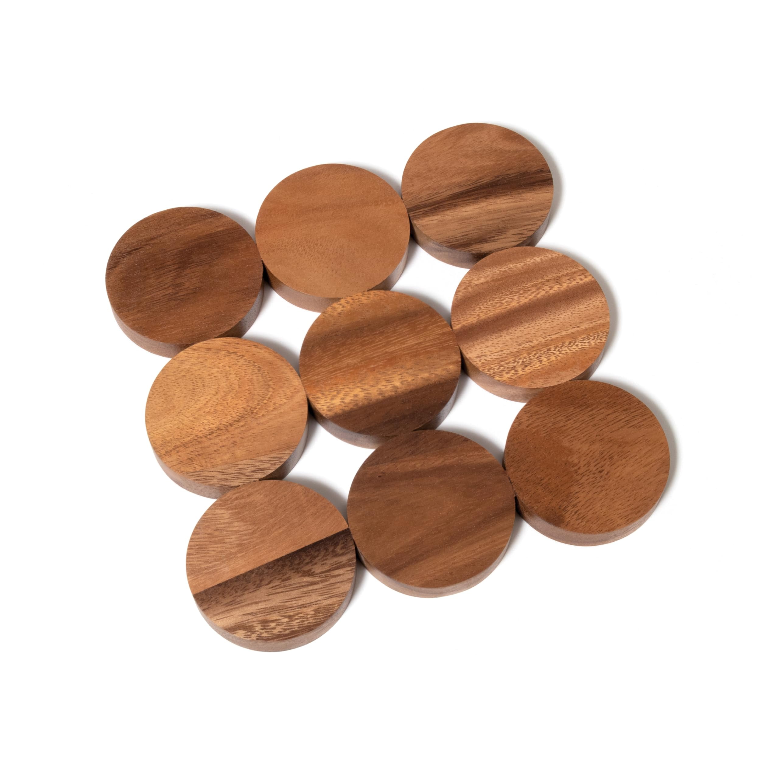 Lipper International Acacia Wood Dotted Trivet for Pots, Pans, and Hot ...