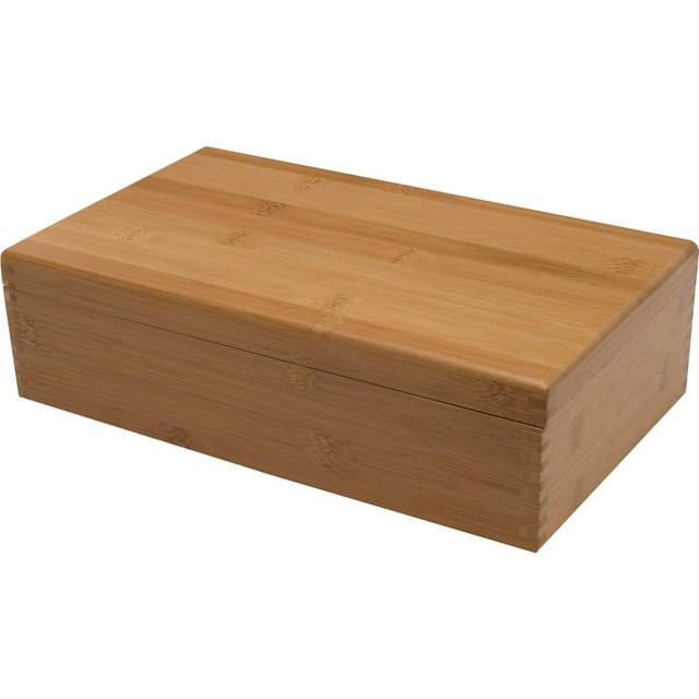 Lipper International Bamboo Tea Storage Box - Walmart.com