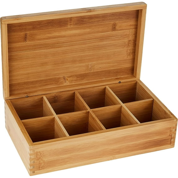Lipper International Bamboo Tea Storage Box - Walmart.com