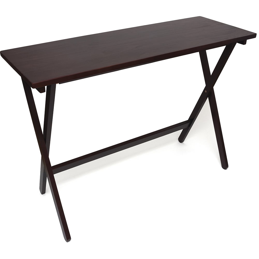 Lipper International Folding Buffet Table - Espresso Finish - Walmart.com