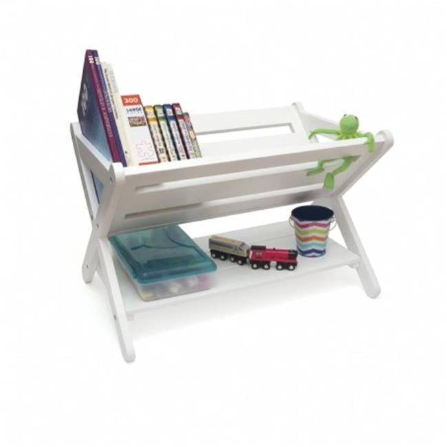 Lipper International Kids Book Caddy with Shelf, White - Walmart.com