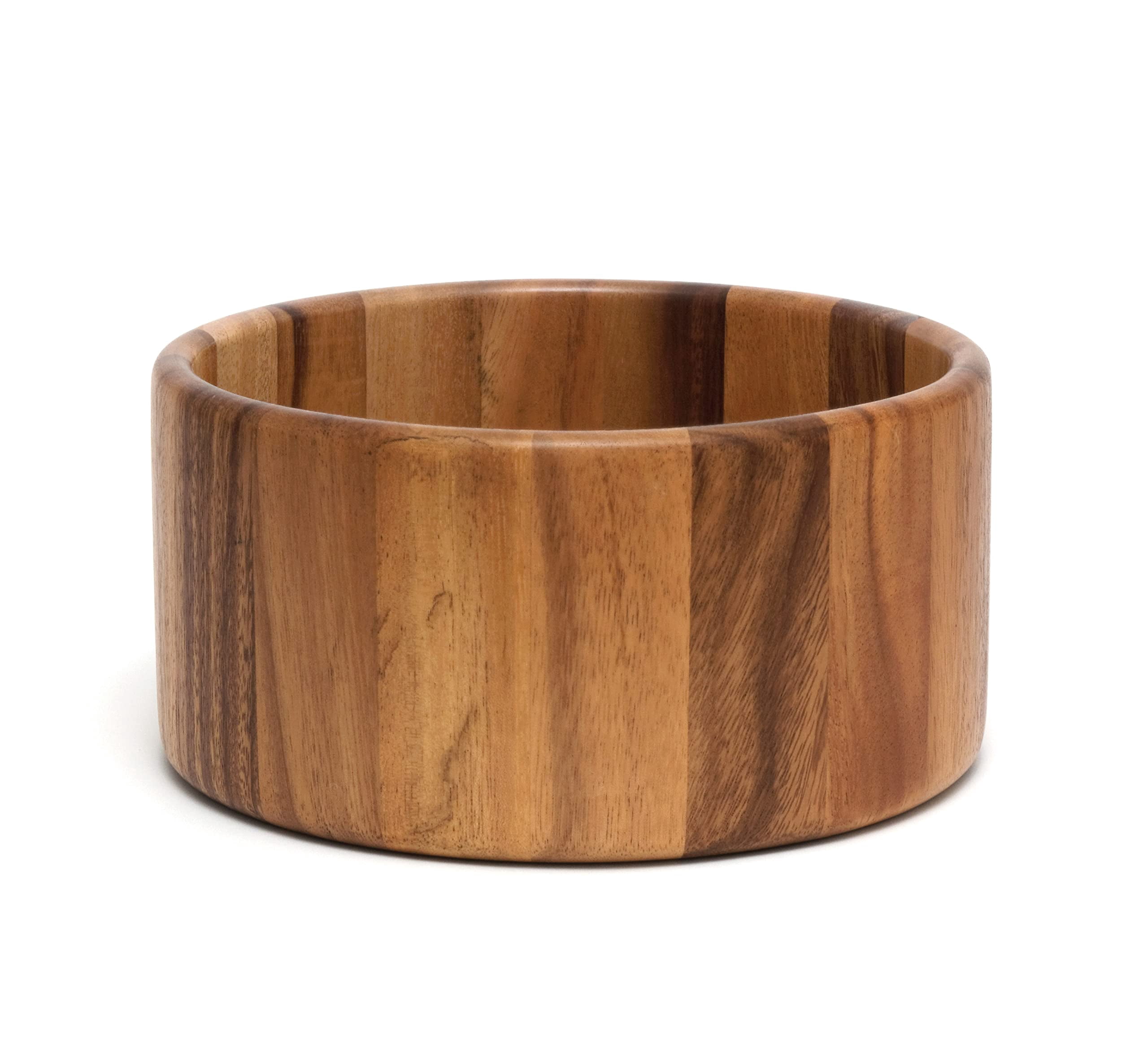 Lipper International Large Straight Side Bowl, Acacia - Walmart.com