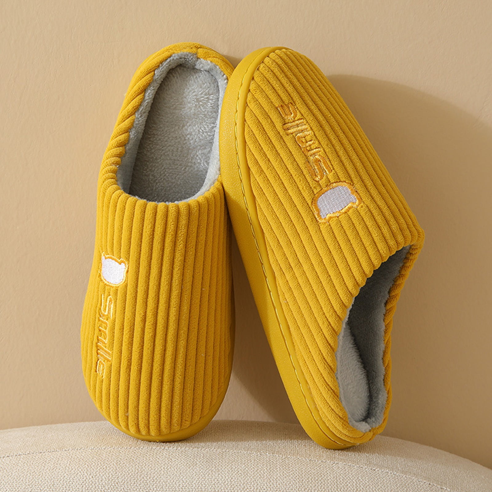 Lippers For Women Winter Warm Memory Foam House Slippers Soft Womens ...