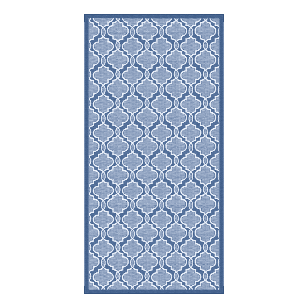 Lippert All Weather 8' x 16' Blue Patio Mat - Durable Outdoor Rug (MPN ...