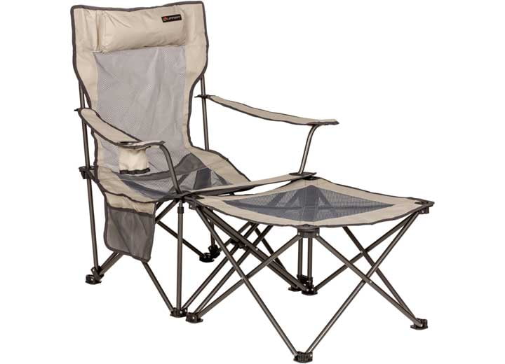 Lippert Campfire 2-Position Padded Recliner with Ottoman - Sand - MPN ...