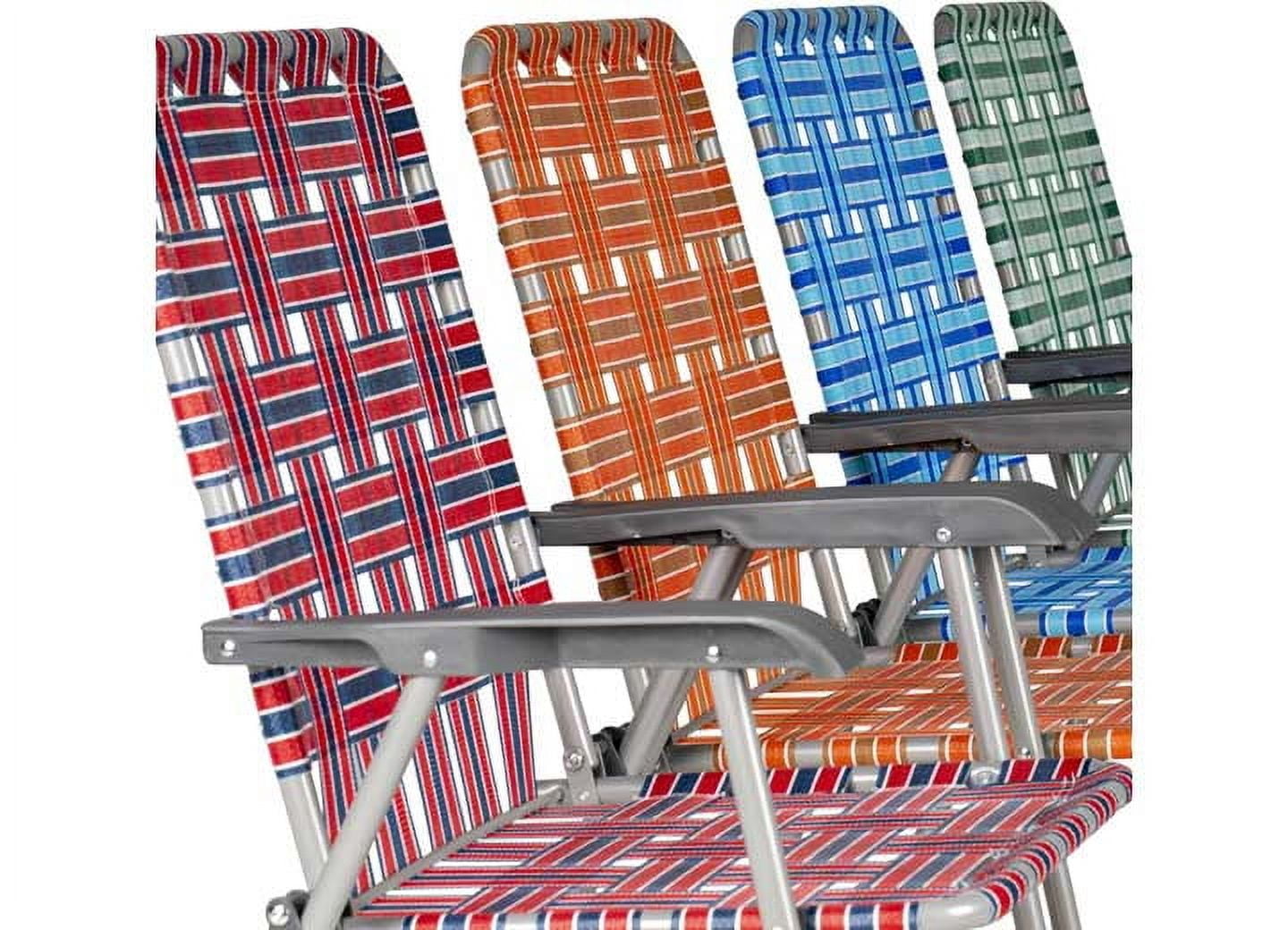 Lippert XL Webbed Lawn Chair - Red - Model 2022301771 - Walmart.com