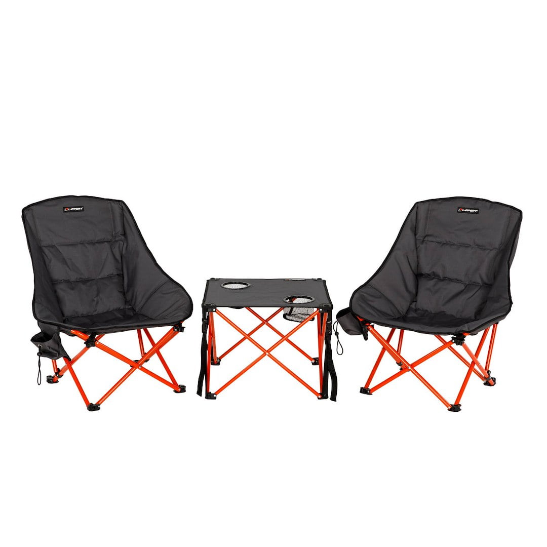 Lippert 2023053719 Baja Overlanding Chair & Table Set - Dark Gray/Red ...