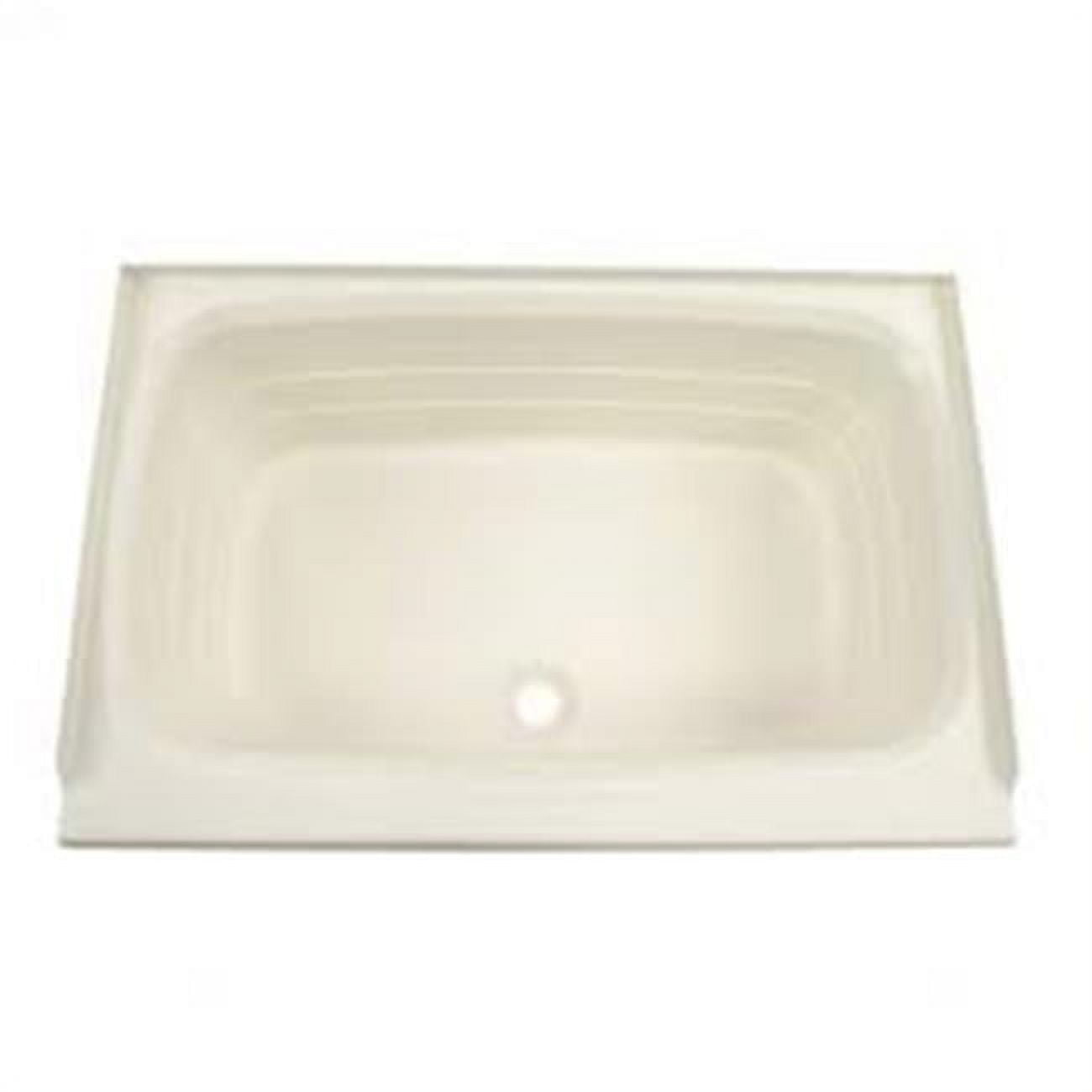 Lippert 209369 Better Bath 24" x 36" RV Bath Tub Center Drain Parchment ...