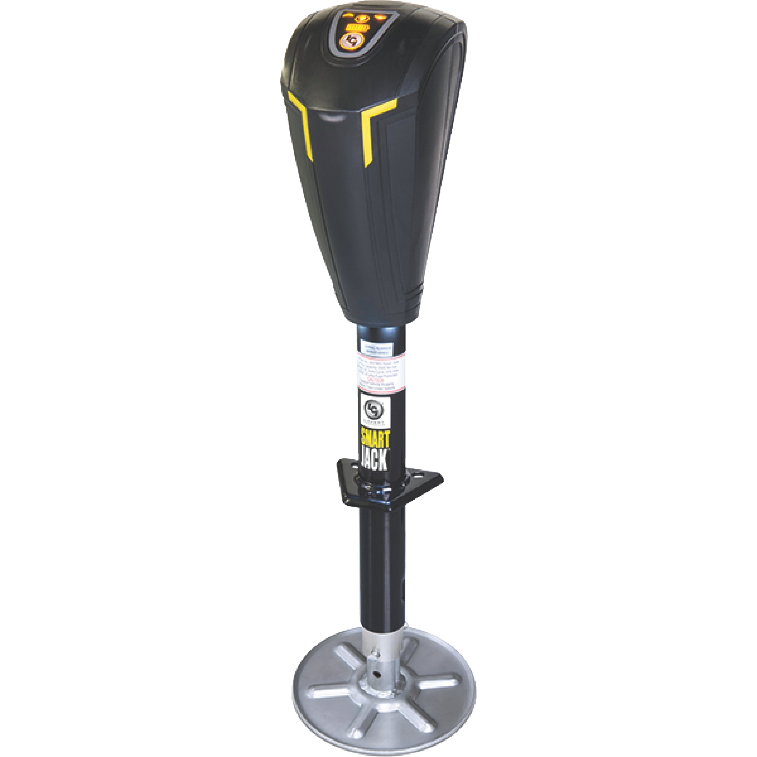 Lippert 643589 Black 3500 lb. Capacity 18" Stroke RV Smart Jack ...