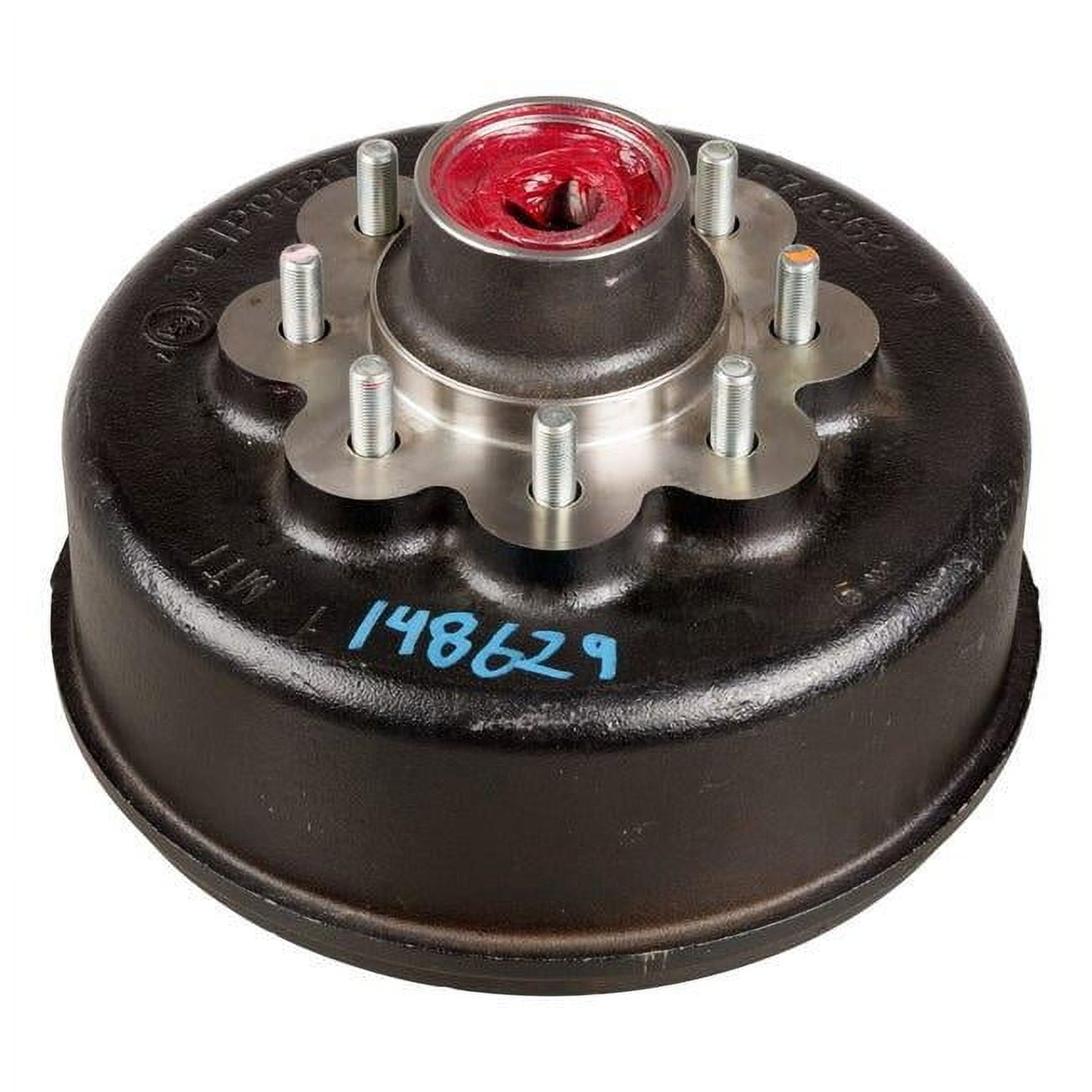 Lippert 8 x 6.5 in. Bolt Pattern Brake Hub Assembly with 0.56 in. Stud ...