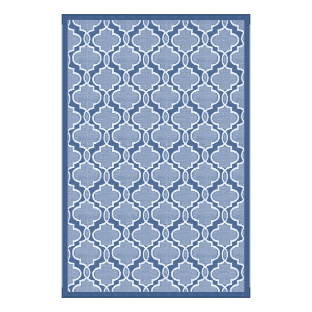 Lippert Components 2021028009 Patio Mat 12l X 8w Blue Ppp Reversible Fabric Walmart Business