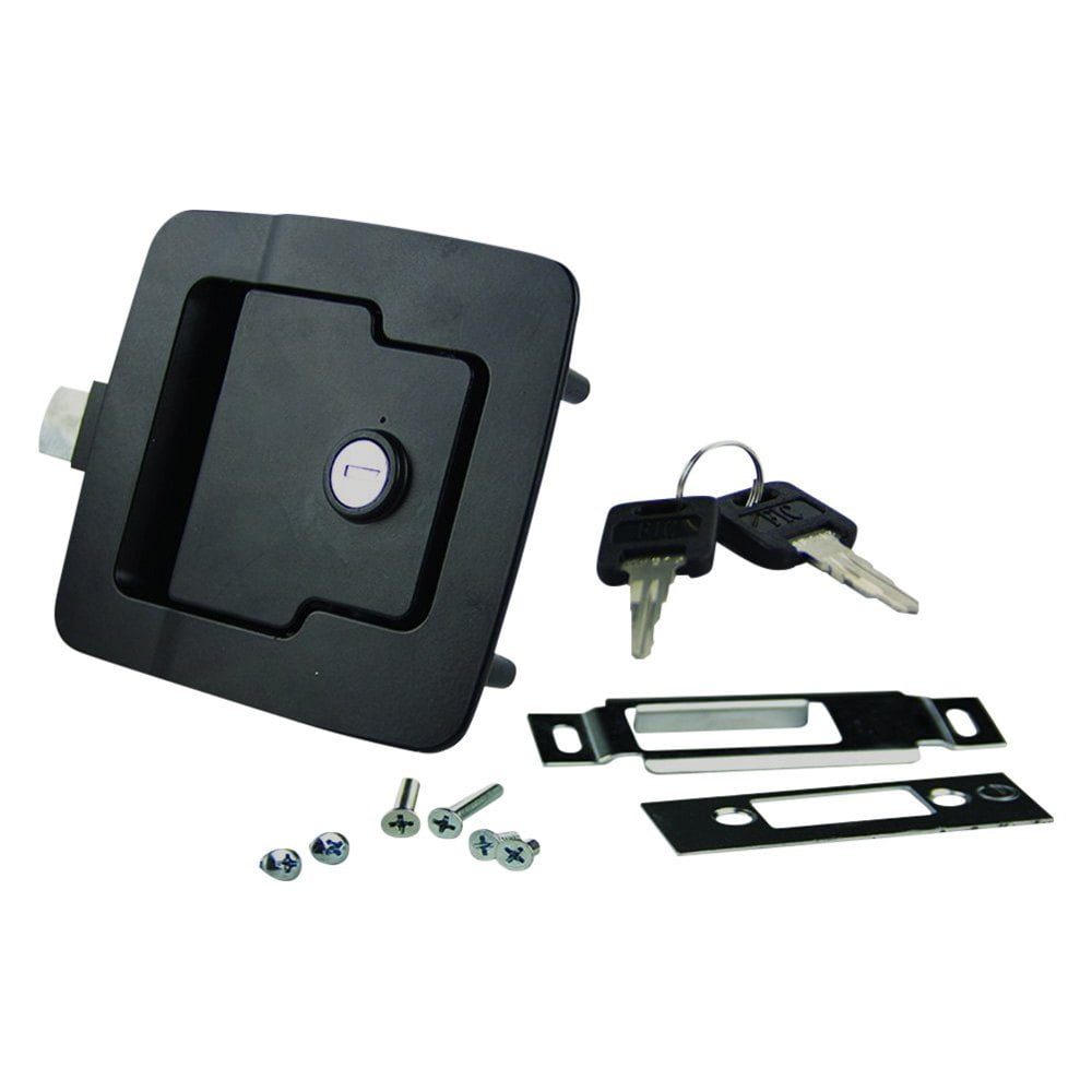 Lippert Components 317649 - Black Door Latch Kit - Walmart.com